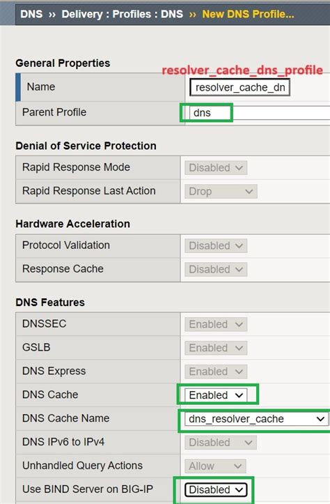 F DNS Resolver Cache