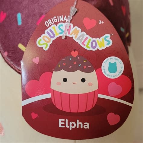 Squishmallows Toys Bnwt Ftm 8 Valentine Elpha The Cupcake Squishmallow Kellytoy Plush Poshmark