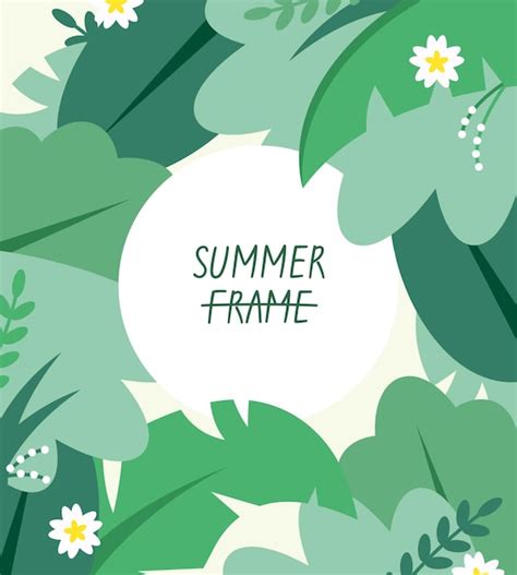 Premium Vector Cool Summer Frame