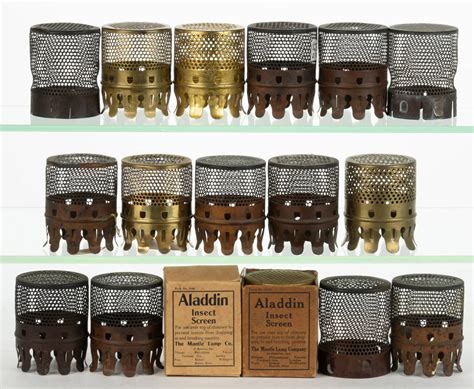Aladdin Brass Bug Insect Screens Lot Of 17 Auction