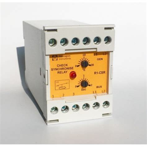 Check Synchronising Relay Pentagon Instruments Ltd Uk