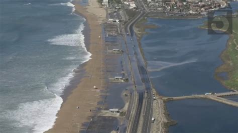 Pacific Coast Highway Closed Due To Flooding In Southern California