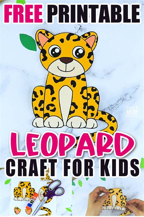 Free Printable Leopard Craft Template Simple Mom Project