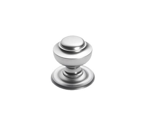 Prima Tiered Centre Door Knob Satin Chrome