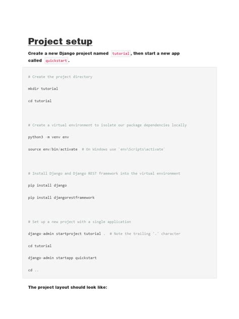 project setup pdf software development computer engineering