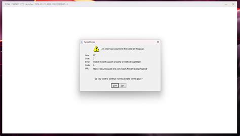 Self Resolved Unable To Use The Official Ff14 Launcher