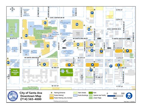 Santa Ana Downtown Map Guide Pdf