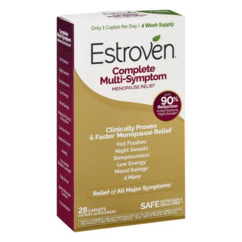 Estroven Menopause Relief Complete Multi Symptom Caplets Brookshires