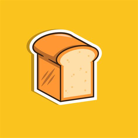 Bread Sticker Breakfast Food Illustration 49233445 Vector Art At Vecteezy