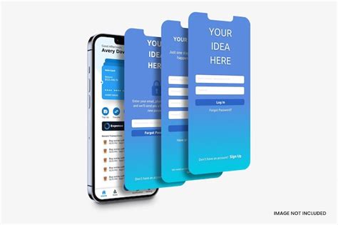 Premium Psd Phone Ui Ux Mockup Presentation