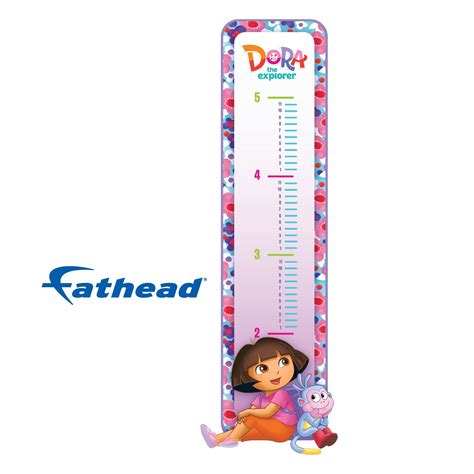 Dora The Explorer Dora And Boots Sitting Growth Chart Officially Li