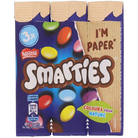 Smarties Colours From Nature 3x34g Snuffelstore
