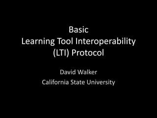 Basic Lti PPT