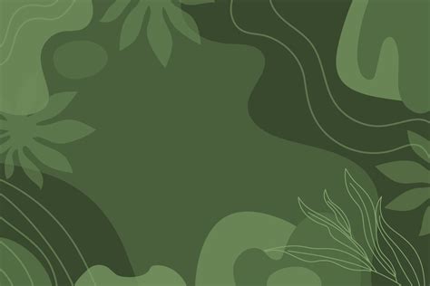Free Vector Hand Drawn Olive Green Background