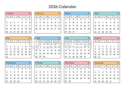 2026 2026년 달력 캘린더 템플릿 사진 이미지 일러스트 캘리그라피 Hwayo작가