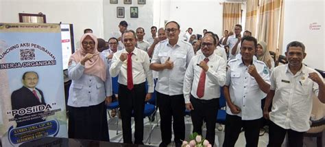 Wabup Bangkep Serfi Kambey Resmikan Launching Aksi Perubahan Kinerja Organisasi Posiida