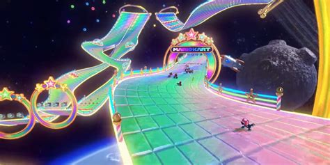 Regenboogweg Mario Kart 8 Zeg Iets Negatiefs Over Wii Rainbow Road