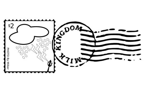 Coloring Page Stamped Postage Stamp Free Printable Coloring Pages