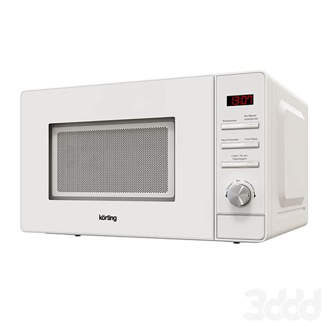 Микроволновая печь Korting KMO 820 GW - Техника - 3D модель