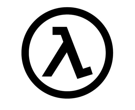 Svg Half Life Lambda Symbol Digital Download Cutting Etsy