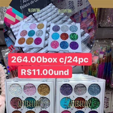 Paleta Gliter 9 Cores Bonita Maquiagem