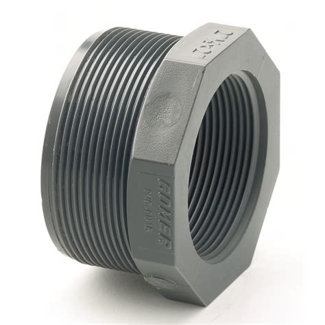 Upvc Male Female Threaded Reducing Bush Short Pattern Pacey Fluid