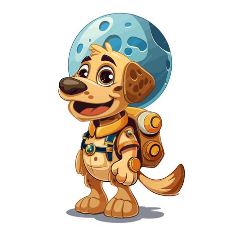 Premium Vector Pluto Cartoon Charactervector Illustration