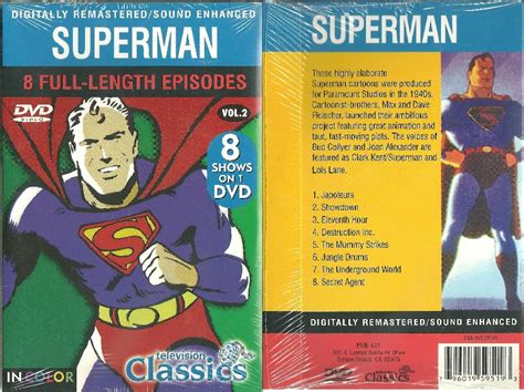 Metropolis Video Store Fleischer Superman On Dvd