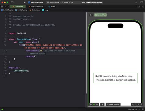 Swiftui Text Line Height Examples 3
