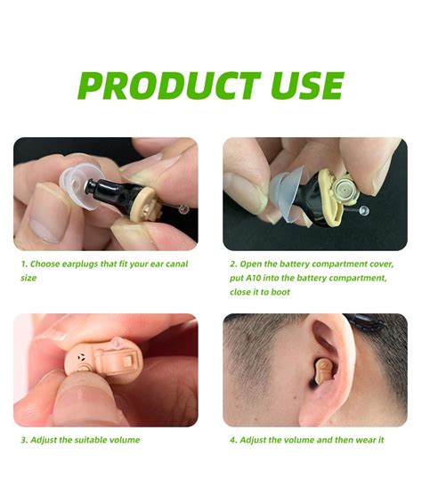 New Hearing Amplifiers Red And Blue Hearing Loss Invisible Charging