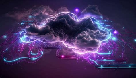 Premium Ai Image Cloud Computing Technology Concept