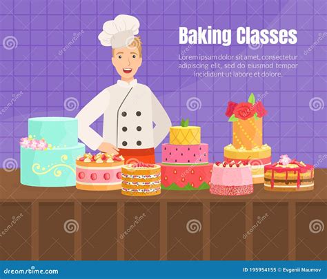 Baking Classes Banner Template Professional Cooking Culinary Master