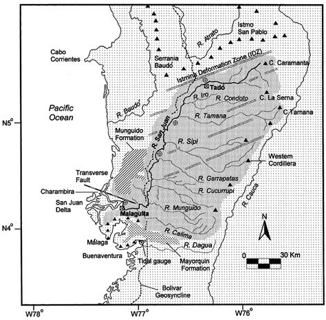 San Juan River Drainage Basin Showing The Principal Tributaries The