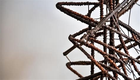 Rebar On Construction Site Premium Ai Generated Image