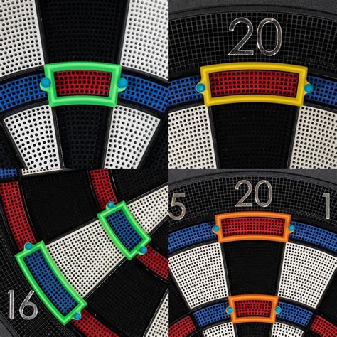 Dart Practice Double And Triple Target Ring Set 6 Pcs Edart Shop