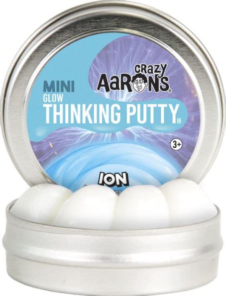 Crazy Aarons Glow In The Dark Ion 2 Mini Thinking Putty By Crazy