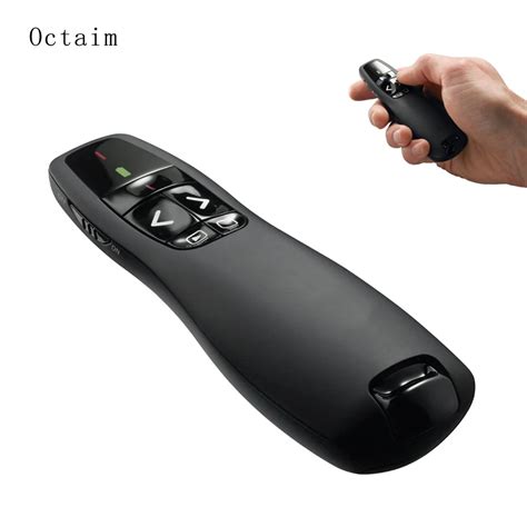 R400 2 4ghz Usb Wireless Presenter Red Laser Pointer Pen Ppt Remote