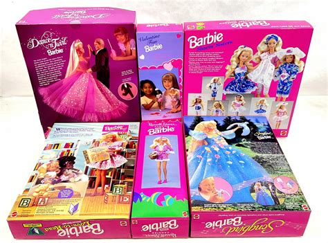 Lot 6pc Mattel Special Edition Barbie Dolls