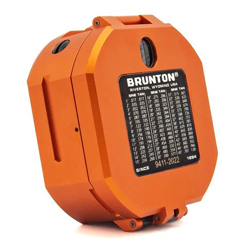 Orange Standard Transit Brunton Made In Usa