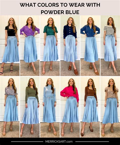 What Colors To Wear With Powder Blue Merricks Art What Colour Goes
