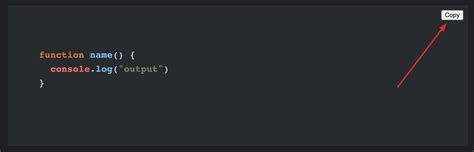 Adding A Copy Button To Highlightjs Code Snippets
