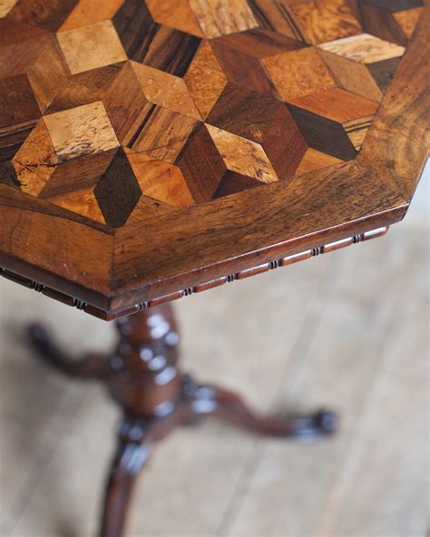 Antique Specimen Table Marquetry Lamp Table Inlaid Table Tripod Tables Antique Occasional
