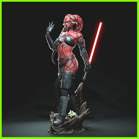 Darth Talon Fan Art 3d Statue Zherss