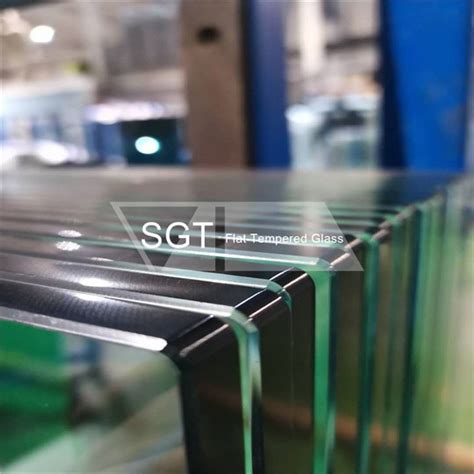 China Radius Corner Polished Toughened Glass Manufacturers Suppliers
