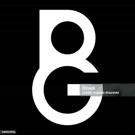 최소 Rg 로고 고급 배경에 Rg 문자의 아이콘입니다 Gr 모노그램 이니셜을 기반으로 한 로고 아이디어 전문적인 다양한 문자