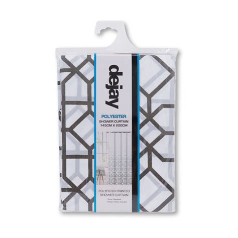 Dejay Drip Dry Shower Curtain 1ea Pnp