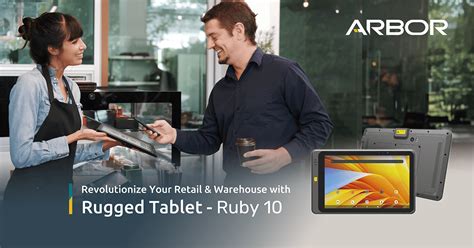 Ruby 10 10″ Rugged Android Tablet Arbor Technology