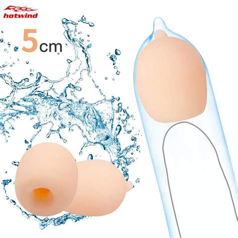 Hw Over Long Penis Extender Beads Reusable Soft Head Attachment Ball