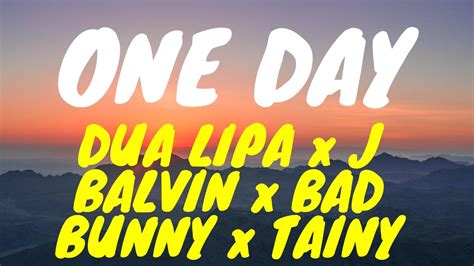 4k Ultra Hd 🎧j Balvin Dua Lipa Bad Bunny Tainy Un DÍa One Day