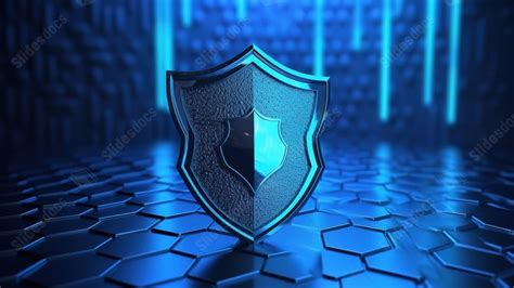 Visualizing Web Security With A Shield Concept In 3d Rendering